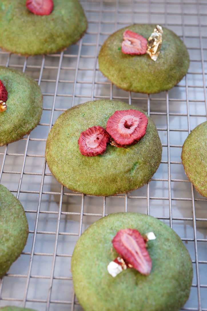 Cute Grinch Cookies, Pandan Snickerdoodles Recipe