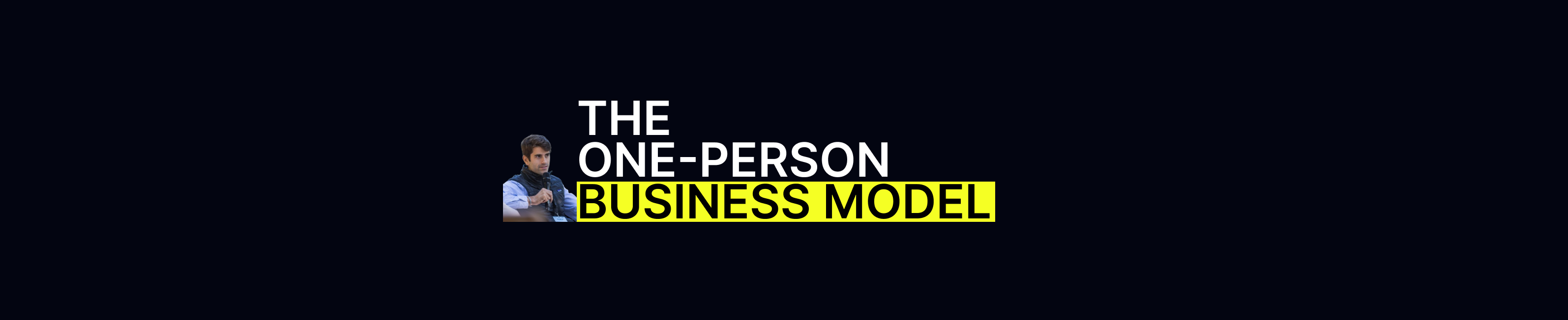 The One-Person Business Model (How to Productize yourself with AI)