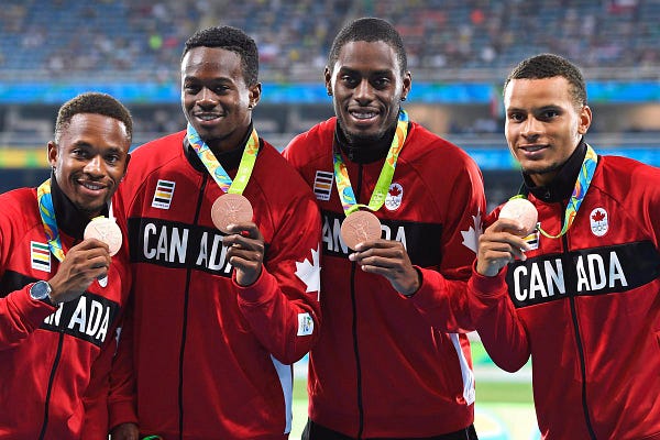 Let's look at every Olympic running medal Canada has won since 1896