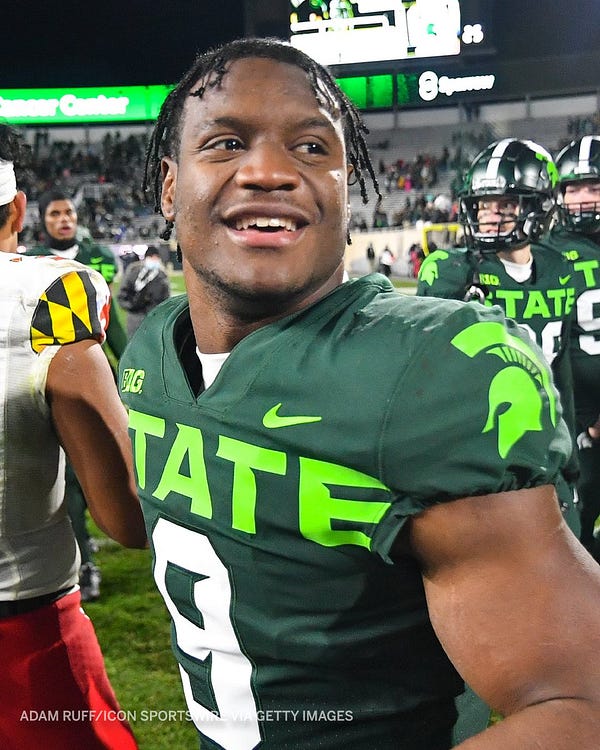 The top-10 runs of Kenneth Walker III's college career