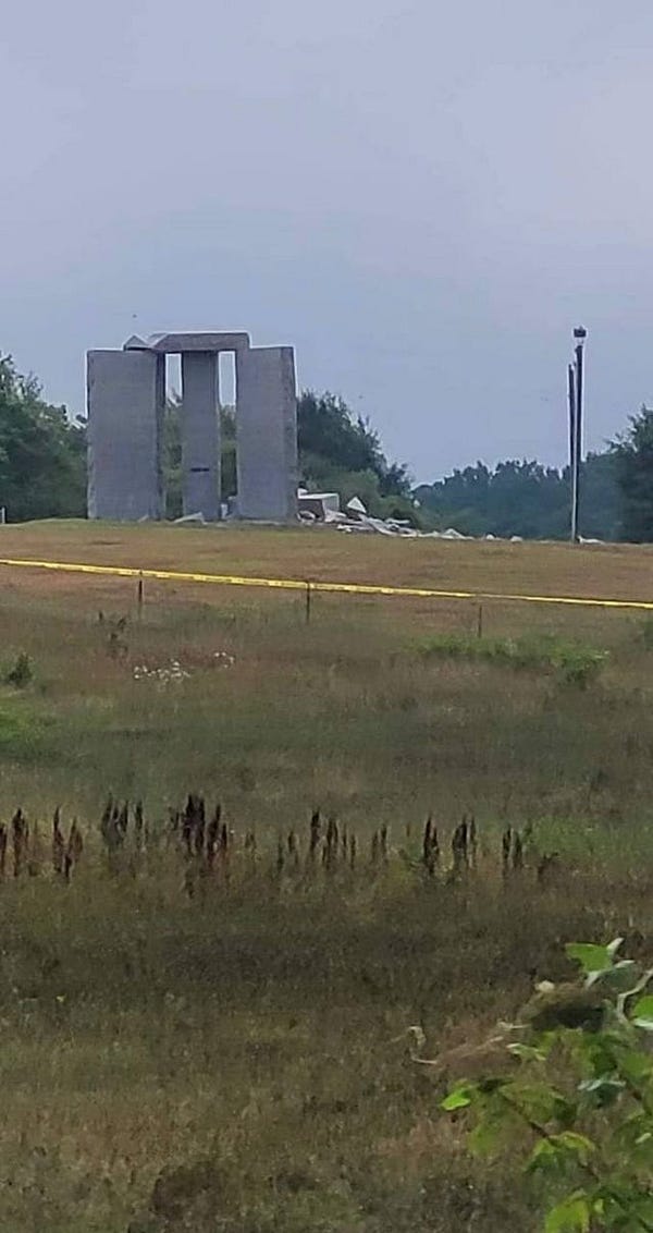 Georgia Guidestones Monument BOMBED at 4 AM… Structure Represents New ...