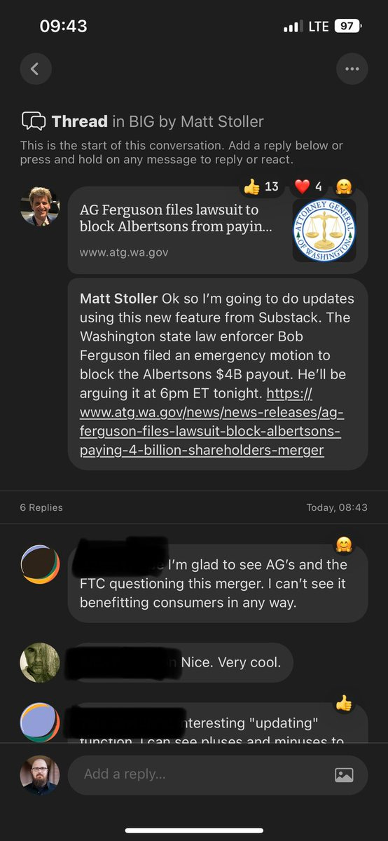 Introducing Chat for Android - On Substack