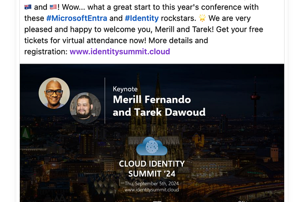 Entra.News - Your weekly dose of Microsoft Entra | Merill Fernando | Substack