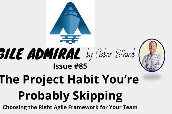 Agile Admiral by Gabor Stramb | Agile Admiral - Gabor Stramb | Substack