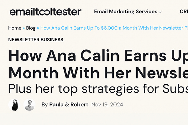 How We Grow | Ana Calin | Substack