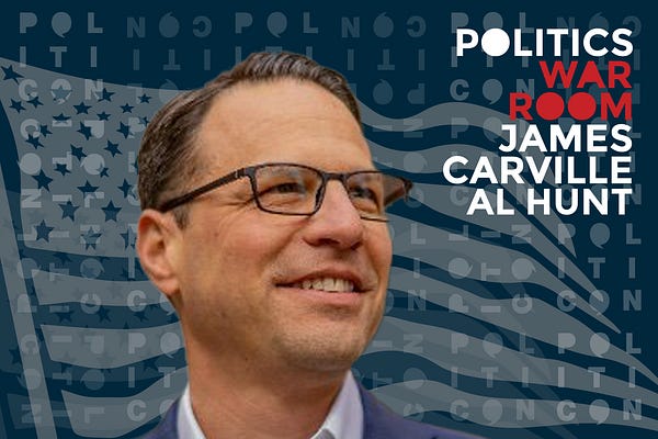 Politics War Room with James Carville & Al Hunt | Allie | Substack