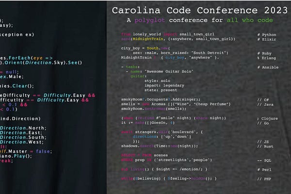 Carolina Code Conference™ | Barry Jones | Substack