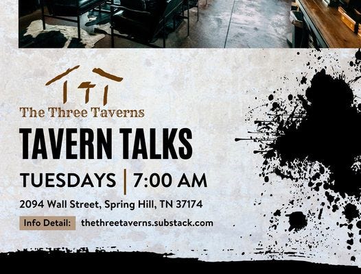 The Three Taverns | Tod Bell | Substack