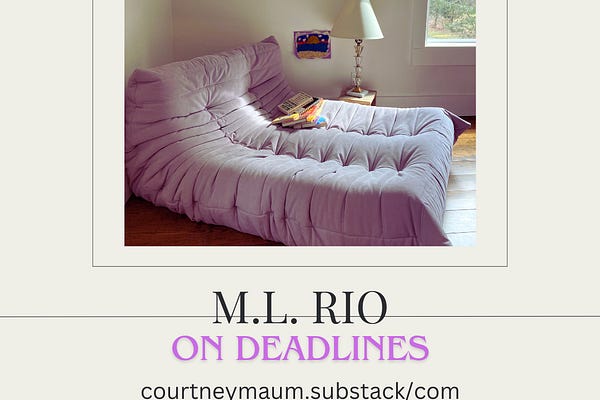 Discursions | M. L. Rio | Substack