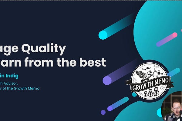 Growth Memo | Kevin Indig | Substack