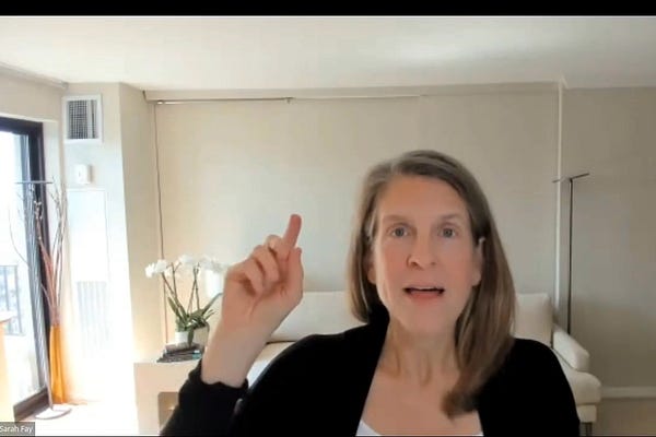 Substack Writers at Work with Sarah Fay | Sarah Fay, PhD | Substack
