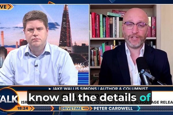 Jake Wallis Simons | Substack