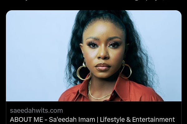 Titbits of Sa'eedah | Sa'eedah Imam | Substack