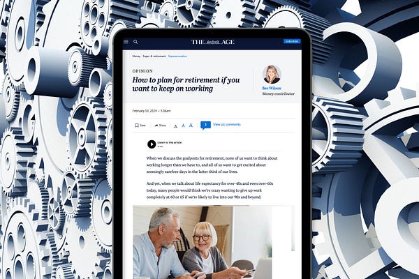 Epic Retirement | Bec Wilson | Substack