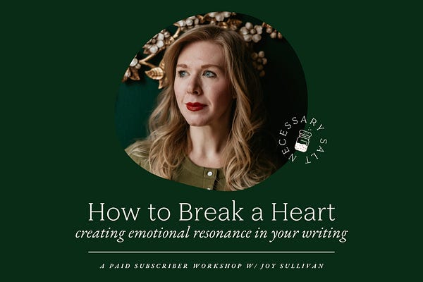 Necessary Salt by Joy Sullivan | Substack
