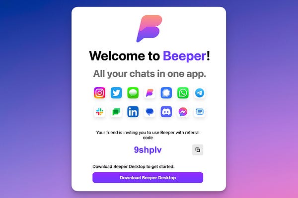 Beeper Blog | Substack