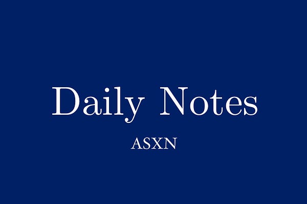 ASXN | Substack
