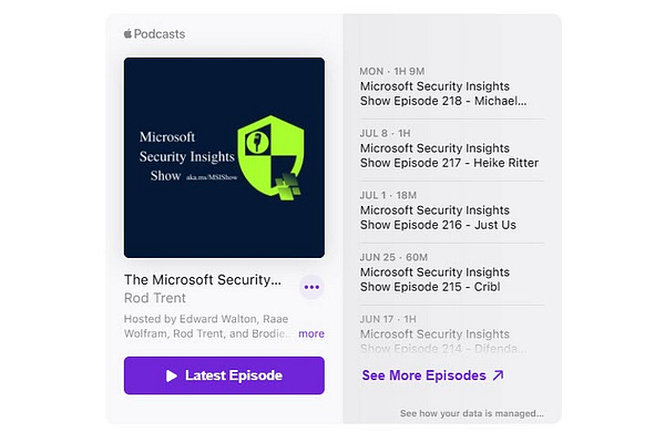 The Microsoft Security Insights Show | Rod Trent | Substack