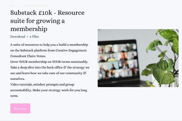 Sparkle on Substack | Claire Venus | Substack