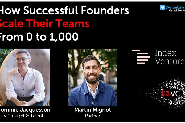 Data-driven VC | Andre Retterath | Substack