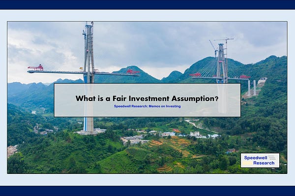 Speedwell Memos | Speedwell Research | Substack