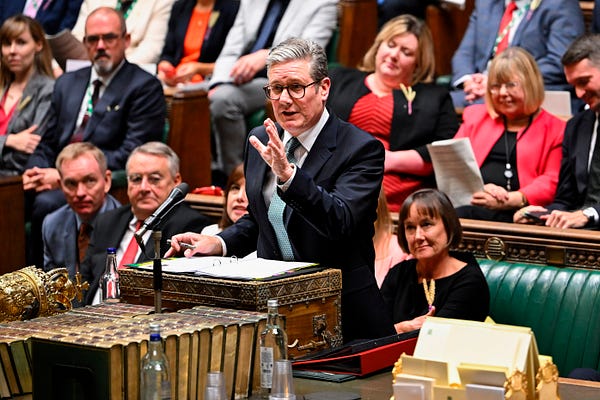 UK politics roundup | Benjamin Edgar | Substack