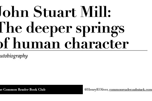 The Common Reader | Henry Oliver | Substack