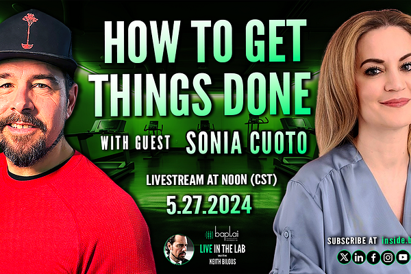 Live in the Lab with Keith Bilous | Substack