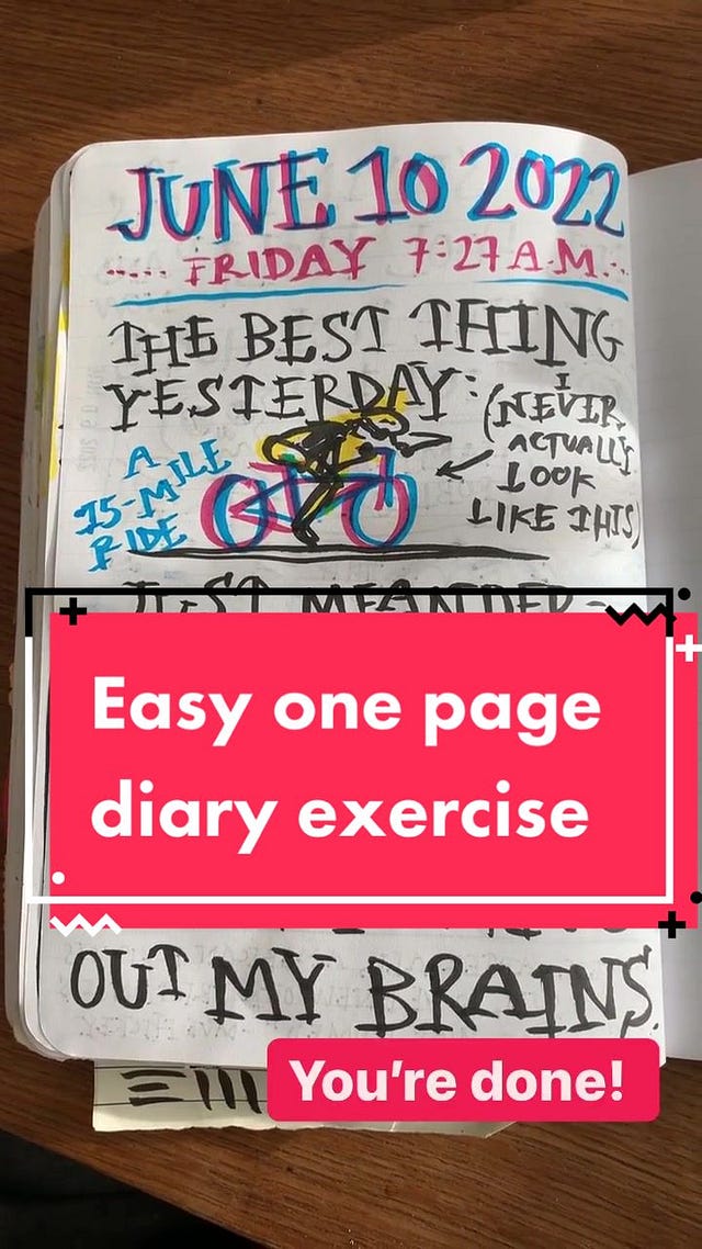 One page diary - Austin Kleon
