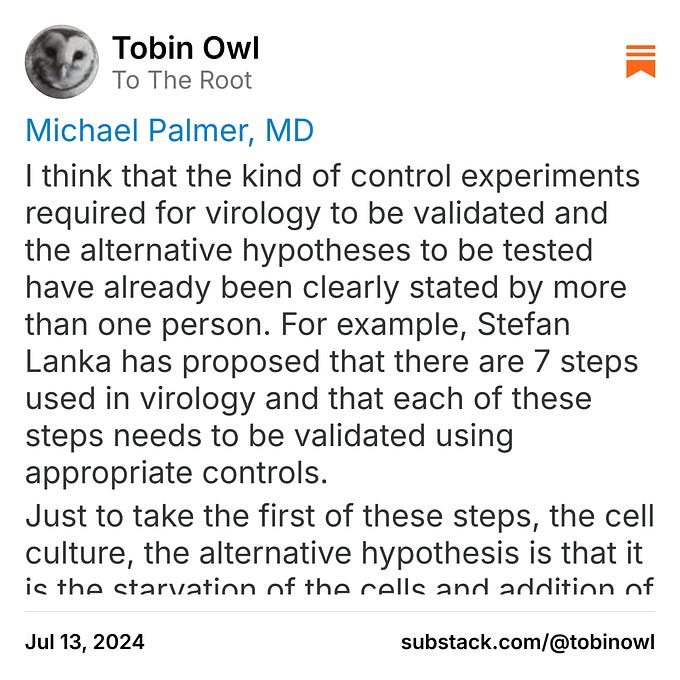 Tobin Owl on Substack: "@Michael Palmer, MDI think that the kind of control experiments required ...