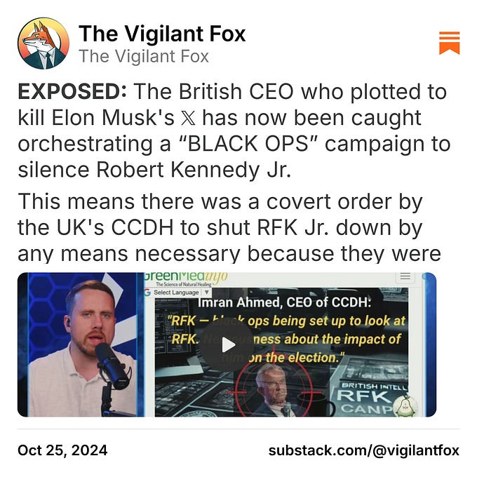 The Vigilant Fox on Substack: "EXPOSED: The British CEO who plotted to kill Elon Musk's 𝕏 has ...