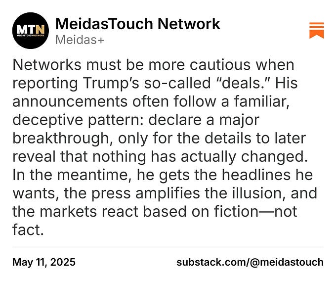 MeidasTouch Network on Substack: "Networks must be more cautious when ...