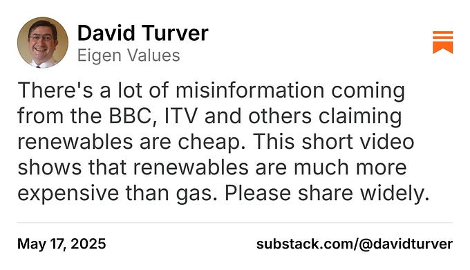 David Turver on Substack: "There's a lot of misinformation coming from the BBC, ITV and others ...