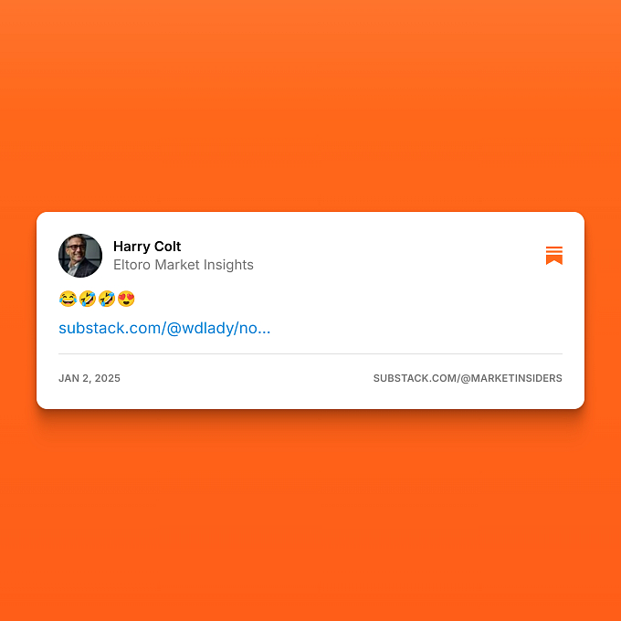 Harry Colt on Substack: "😂🤣🤣😍"