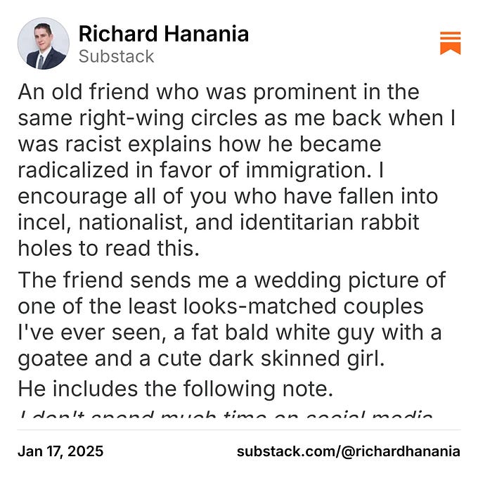 Richard Hanania On Substack An Old Friend Who Was Prominent In The