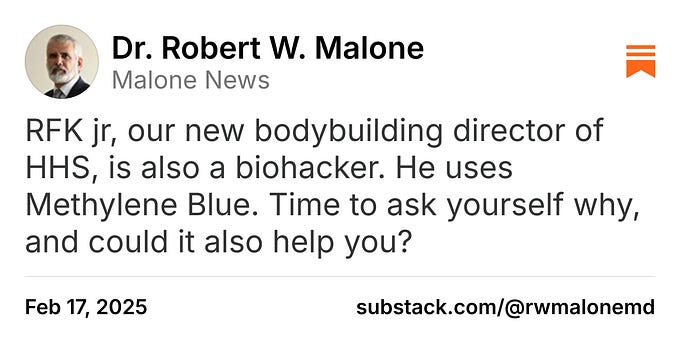 Robert W Malone MD, MS on Substack: "RFK jr, our new bodybuilding ...