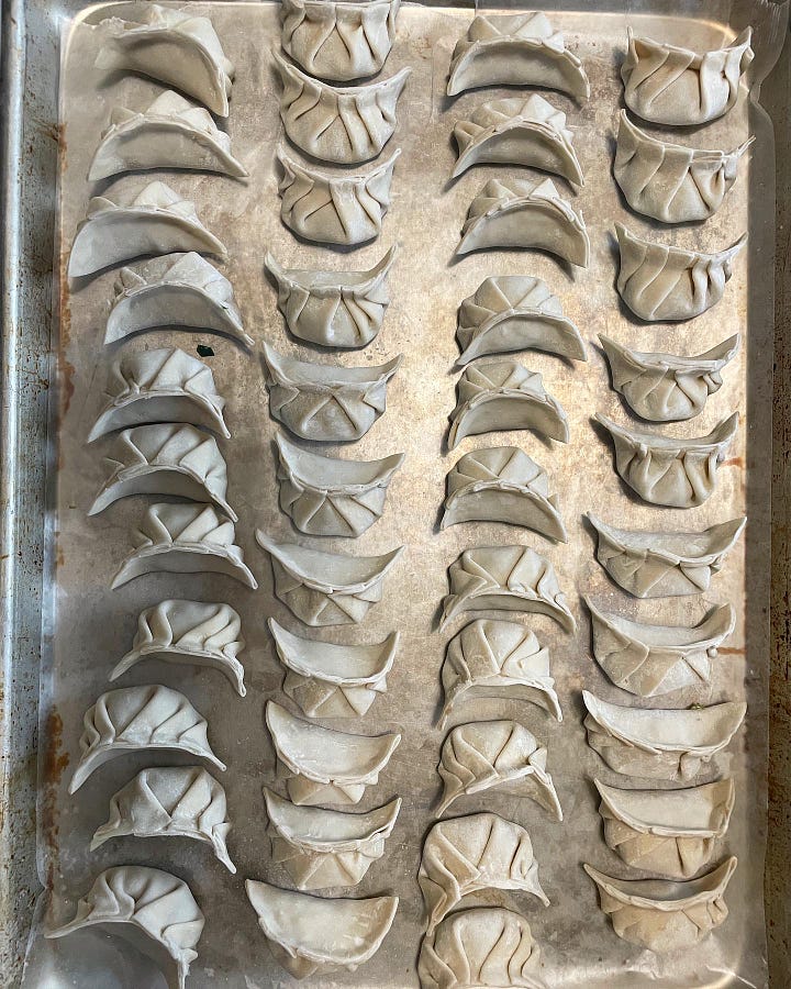 Pork and Chive Dumplings - by Max Sutton - InchMeal