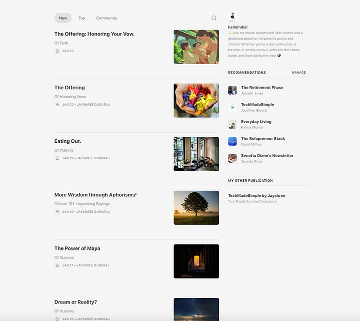 Substack: Designing Your Publication Home Page.
