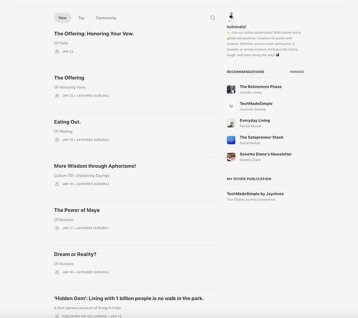 Substack: Designing Your Publication Home Page.