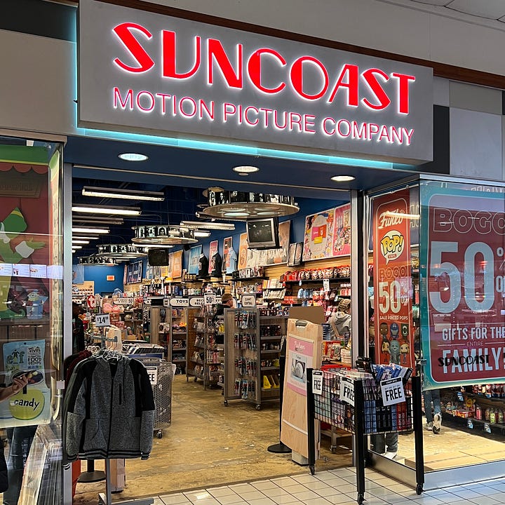 Suncoast Video, Spencer's, Old Fashion Claxton Fruit Cake, Stuckey's ...