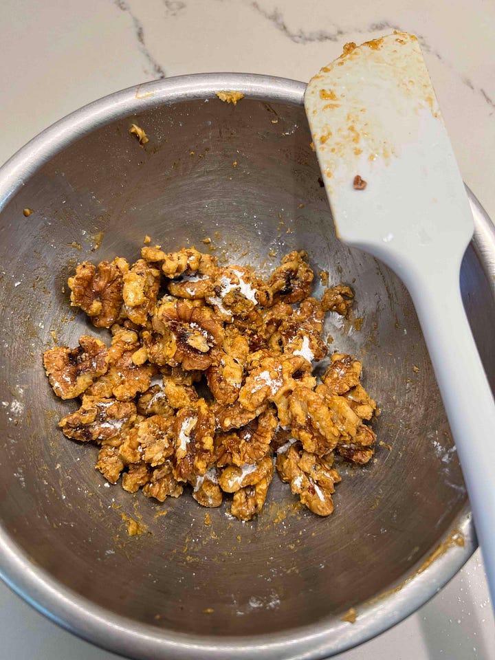 Chili Crisp Candied Nuts and Viet-Spiced Petit Palmiers