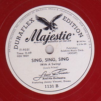 Louis Prima: “Sing, Sing, Sing (With a Swing)”