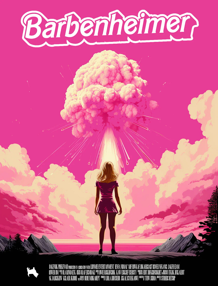 Barbenheimer Style - by Yakubian Ape - The Lake of Lerna