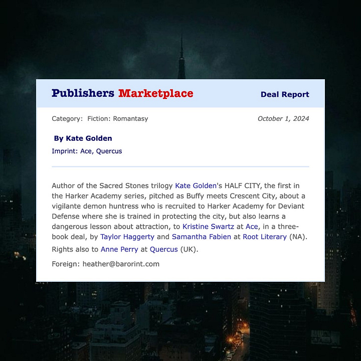 The Sacred Stones Trilogy is Complete! - by Kate Golden