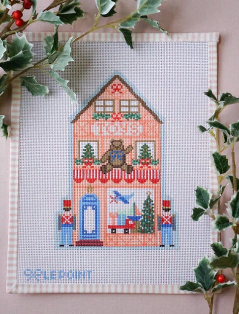 How to finish a needlepoint 3D gusseted stand up