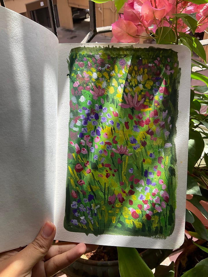 Painting My Happy Place - by Kruti Gandhi