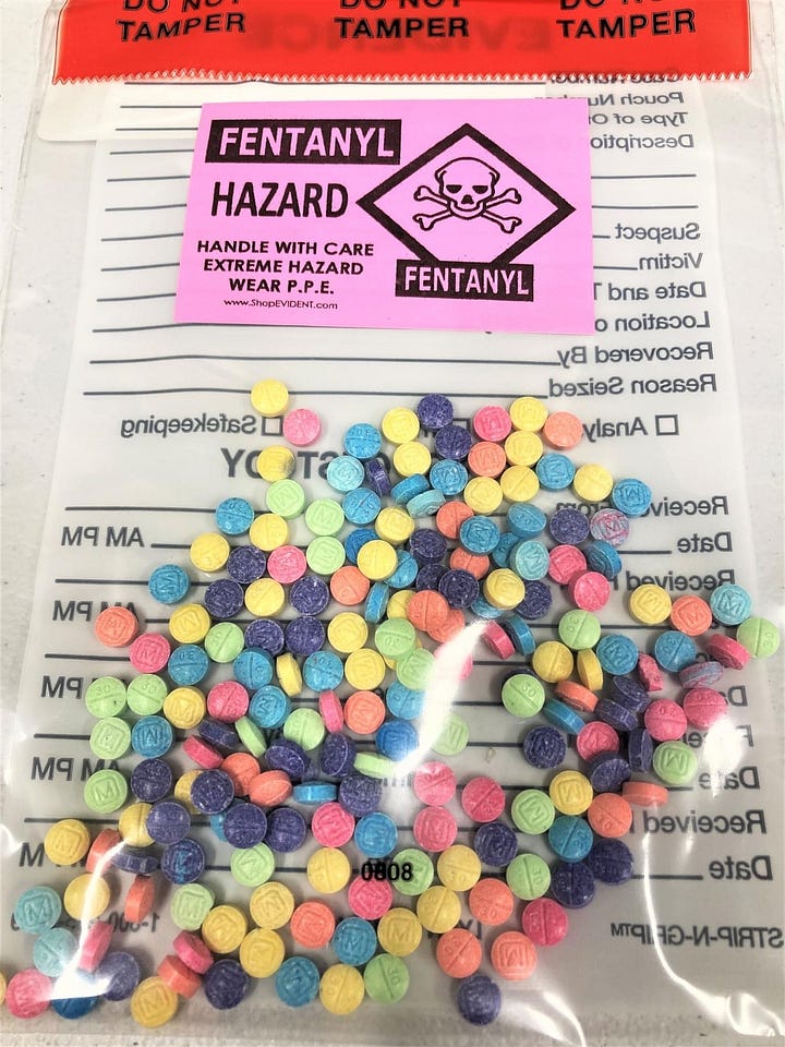 Crime: Traffic stop yields quarter mil in dope; Rainbow fentanyl floods ...