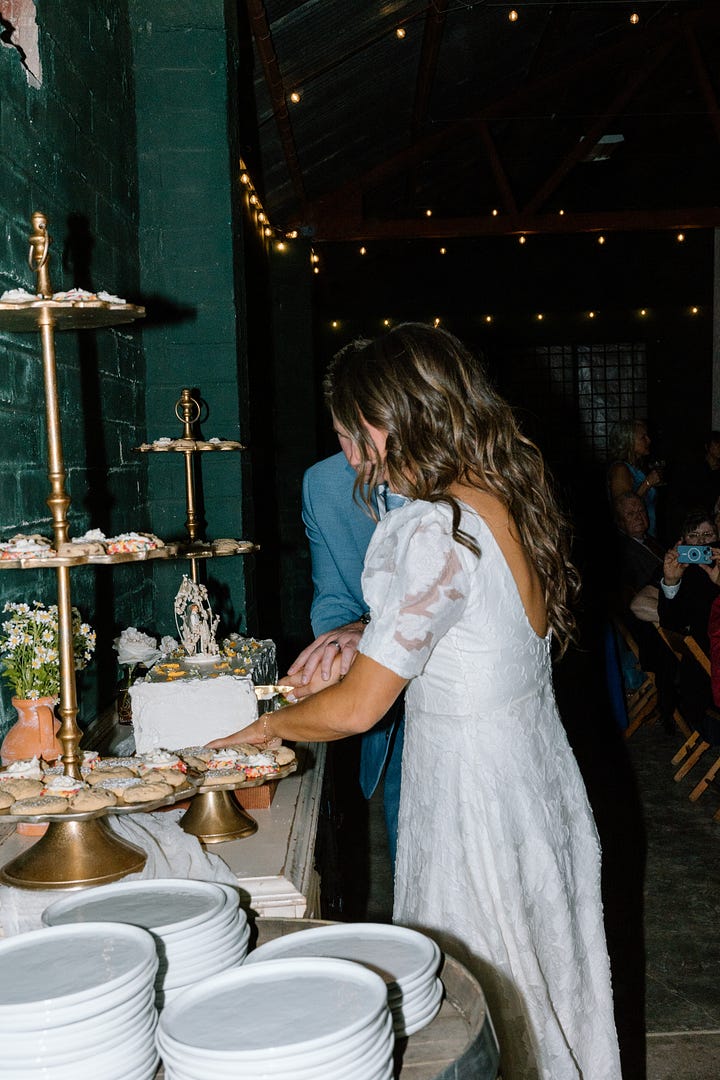Inside our Almond Farm Wedding - by Zoe Barrie Soderstrom