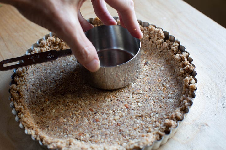 Lemon cream pie, buttered toast crust - by Martin Philip