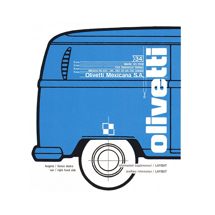 The story of the 1971 Olivetti logo – Logo Histories